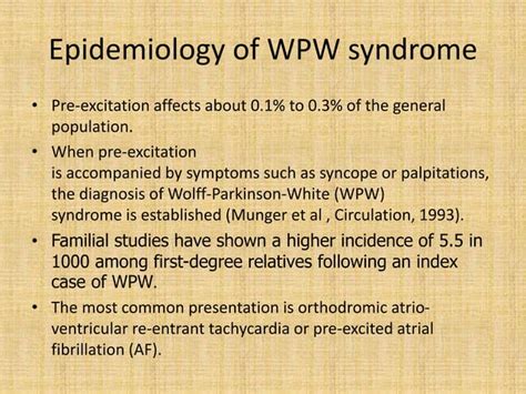 Asymptomatic Wpw Management Ppt