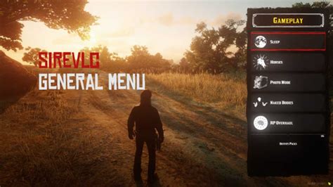Redm General Menu Redm Scripts