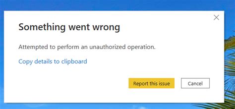 Something Went Wrong Microsoft Power Bi Community