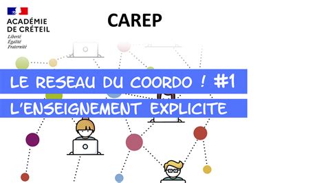 Podeduc Carep Créteil Le Réseau Du Coordo Le Réseau Du Coordo 1 Lenseignement Expl