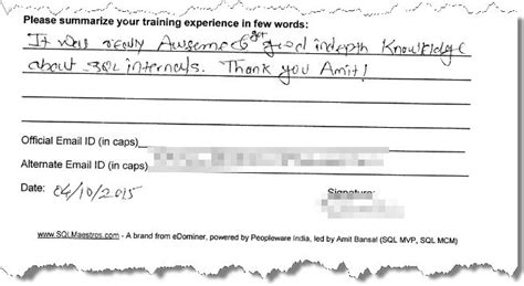 Sql Server Performance Tuning Master Class Hyderabad April 2015