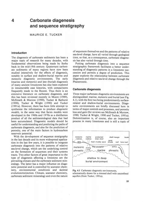 Pdf Carbonate Sequence Stratigraphy Diagenesis And Porosity Prediction