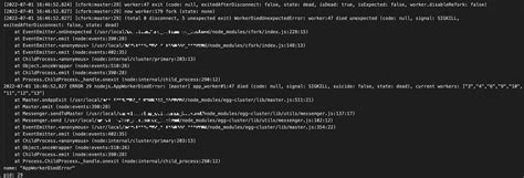 worker 偶尔会挂掉 Issue midwayjs midway GitHub