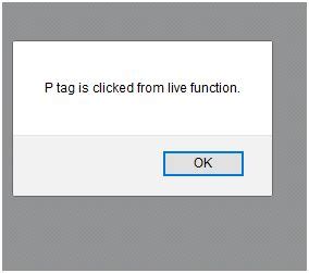 Difference Between Live And Bind Function In JQuery