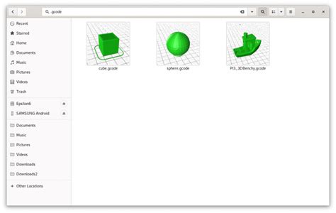 D Printing Gcode File Preview In Gnome Xyz Dims
