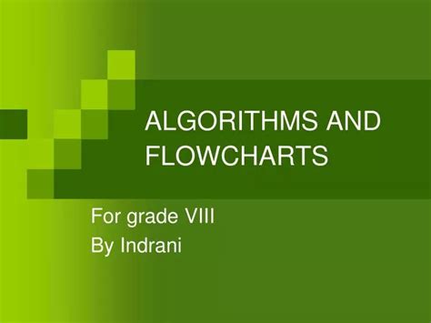 PPT ALGORITHMS AND FLOWCHARTS PowerPoint Presentation Free Download ID 2168971