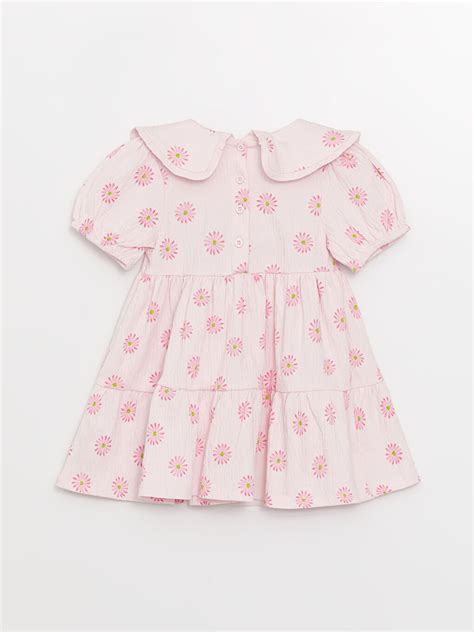 Lc Waikiki პიტერ პენის საყელო ახალშობილი გოგონებისთვის კაბა S3hi03z1 Lt4 S3hi03z1 Lt4 Lc