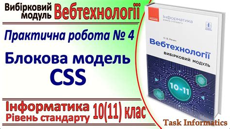 Практична № 4 Блокова модель Css Модуль Вебтехнології 1011 клас