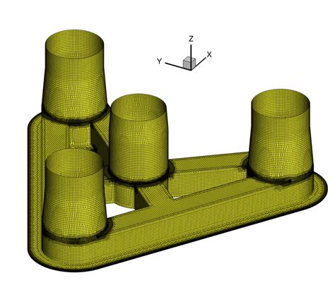 Platforms Surface Grid Detail Based On A Mesh Generated Using Hexpress Download Scientific