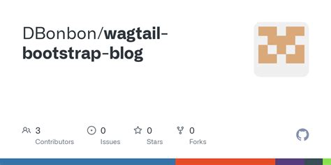 Github Dbonbonwagtail Bootstrap Blog