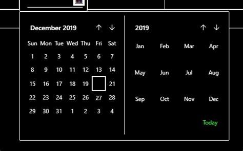 Datepicker High Contrast Issue With Todays Date · Issue 11617