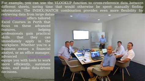 Advanced Excel Features Youll Learn In Professional Courses In Perth Ppt