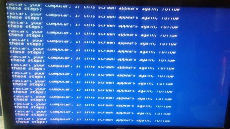 Frozen Computer Screen