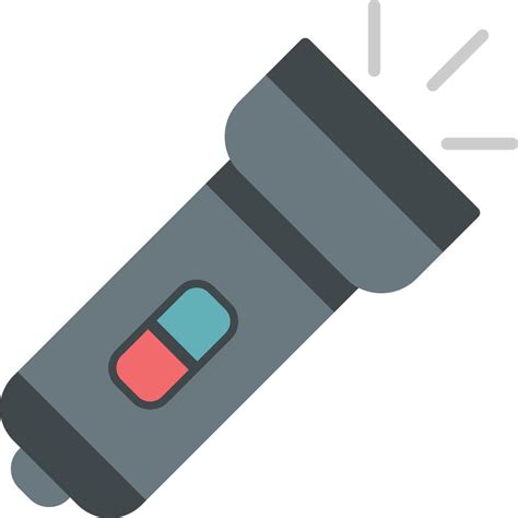 Flashlight Flat Icon 9425263 Vector Art At Vecteezy