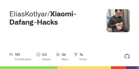 GitHub EliasKotlyar Xiaomi Dafang Hacks