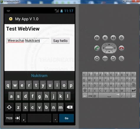 Webview Android Widgets Example