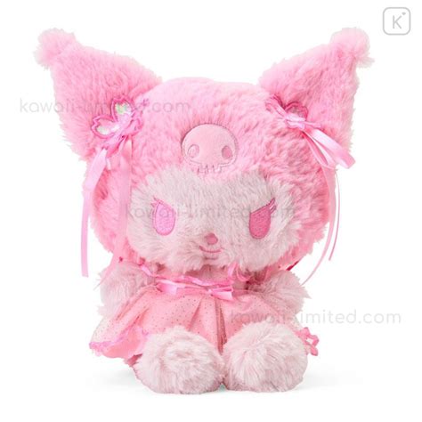 Japan Sanrio Original Plush Toy Kuromi Sakura Cherry Blossom Fairy
