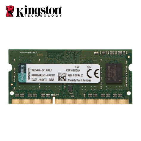 Kingston Memory Ram Ddr4 4g 2400mhz Pc4 19200s Cl15 260pin