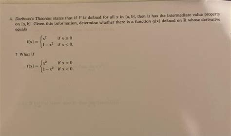 4 Darbouxs Theorem States That If F′ Is Defined For