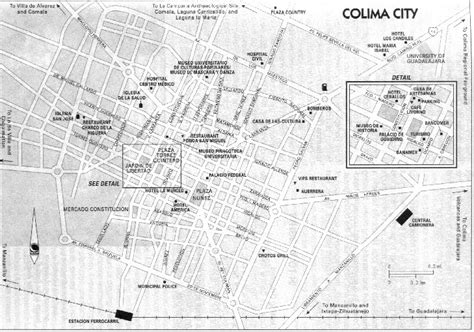 Colima Colima City Map