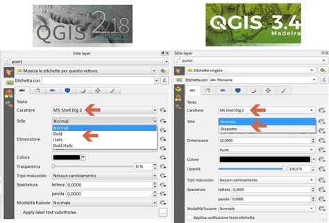 labeling style options reduced for default font on windows 10 · issue