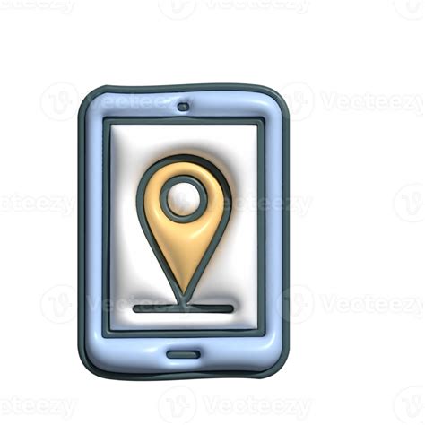 3d Mobile Gps Emoji Navigation And Location Tracking Icon 56838080 Png