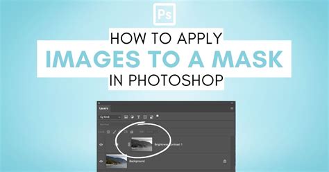 How To Apply An Image To A Mask In Photoshop