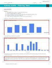 Filtering Data Activity Guide Charts Problems Solutions Course Hero