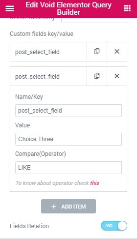 Elementor Query Builder Custom Query Builder