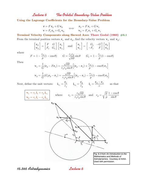 Solution Astrodynamics The Orbital Boundary Value Problem Using