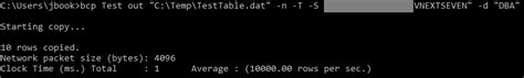 A Brief Introduction For Bcp SQLServerCentral