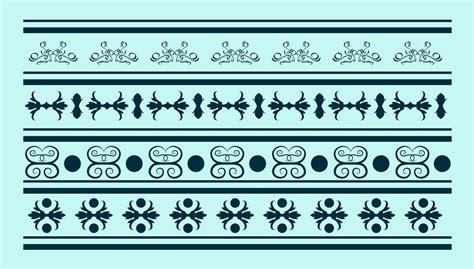 decorative pattern design repeating style classical curves decoration