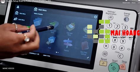 Hướng dẫn cài đặt chức năng Scan to Folder cho máy in canon CÔNG TY CỔ PHẦN THIẾT BỊ VĂN PHÒNG