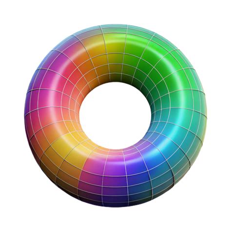 Wonderful Artistic Circular Spectral Graph Isolated With Grid Overlay