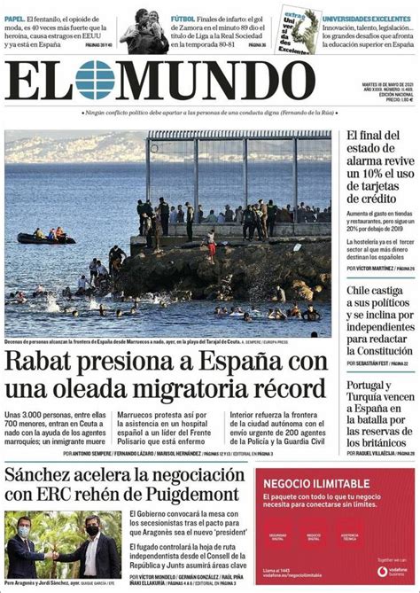 Periódico El Mundo España Periódicos De España Toda La Prensa De Hoy Noticias