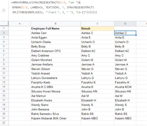 Regex Extract First Chracter Of All Words Except The First One Stack Overflow