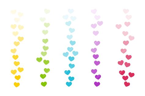 스토리 및 라이브 스트림을 위해 날아가는 것을 좋아합니다 Rainbow Like 소셜 미디어 Ui Vector 아이콘