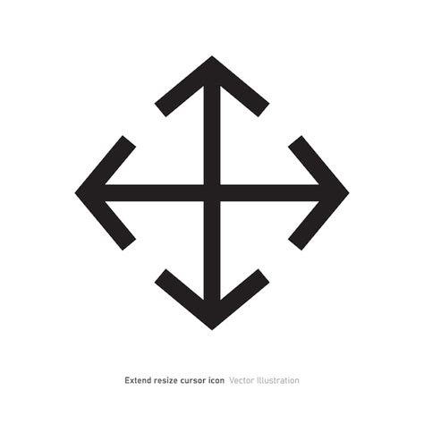 Premium Vector Resize Icon Design Vector Illustration