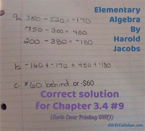 Algebra Chapter 3 Archives AskDrCallahan