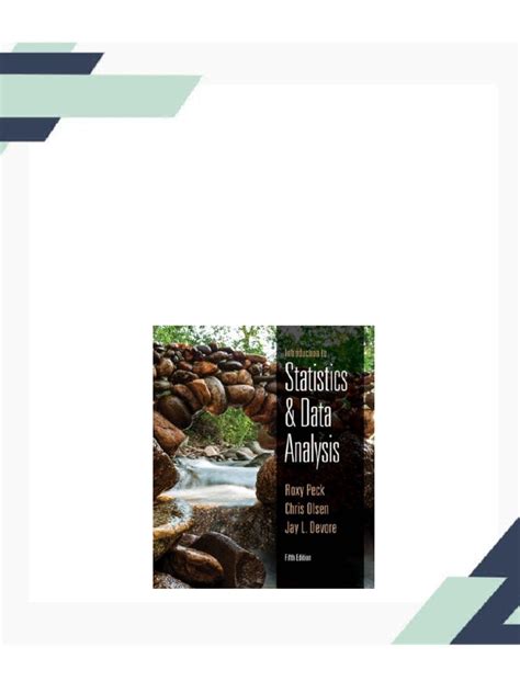 (Ebook) Introduction to Statistics and Data Analysis by Roxy Peck ...
