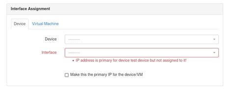 cannot remove device from ip if set as primary · issue 1053 · nautobot