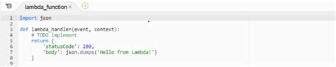 Amazon Web Services Lambda How To Code Inside Aws Lambda