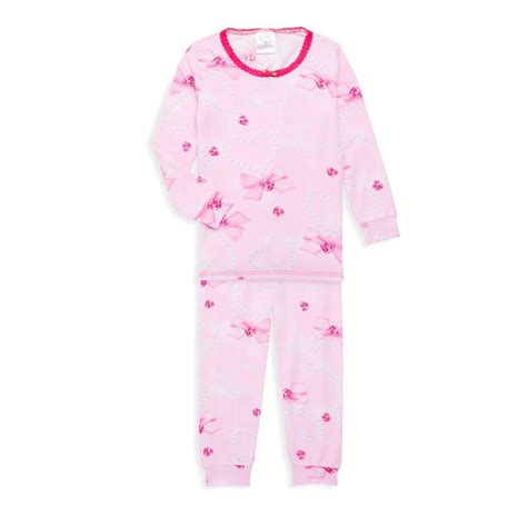 Esme Pink Pearl Heart Pajama Set I Love Sweet Treatz