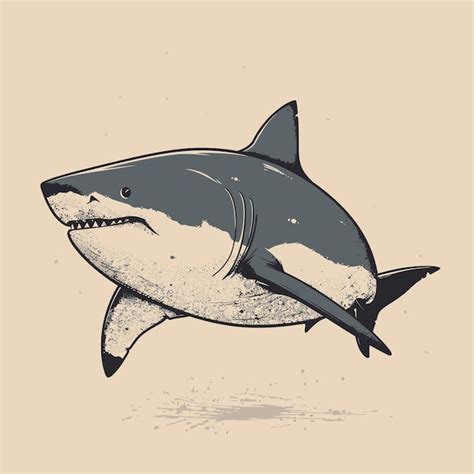 Shark Vector Cute Premium Vector