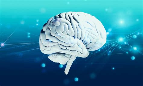 3d Illustration Of A Neuron Cell Brain Cell Neuron Cell Generative Ai Stock Illustration