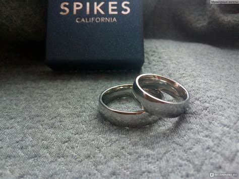 Обручальное кольцо Spikes R001 из ювелирной стали - «Стальные ...