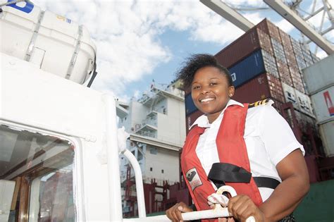 African Ladies Play Key Roles In Berthing Giant