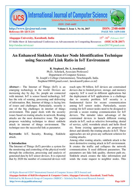 Pdf International Journal Of Computer Science