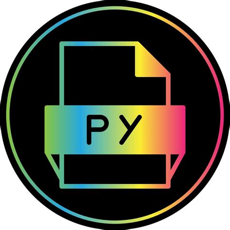 Py File Format Icon 15843587 Vector Art At Vecteezy
