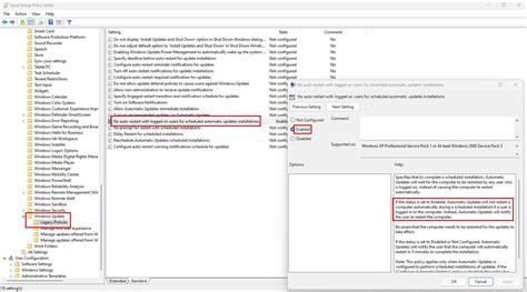disable automatic reboot after windows updates in windows disable